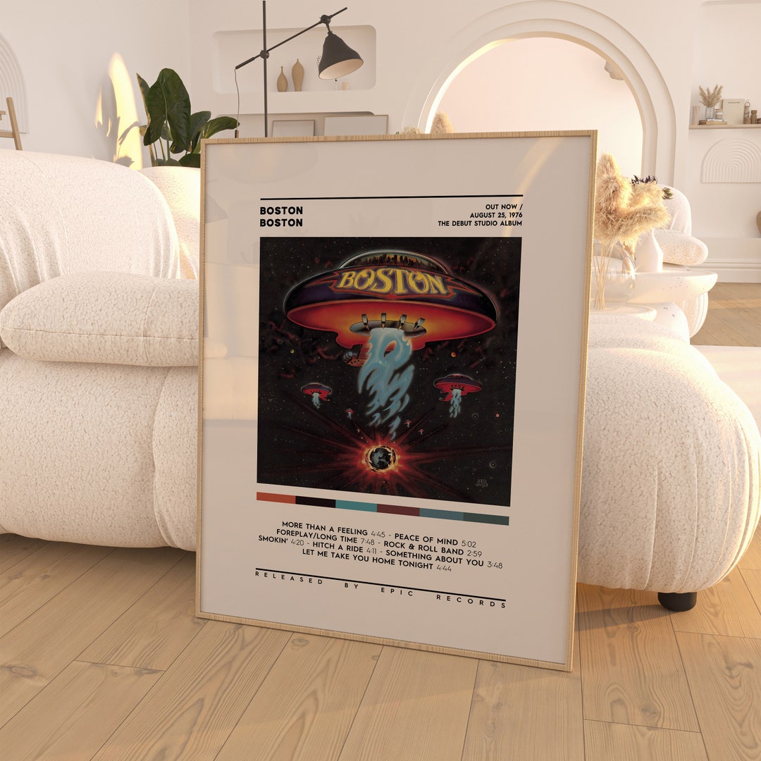 Boston Boston Album Poster / Album Cover Poster / Room Decor / Wall Art ...