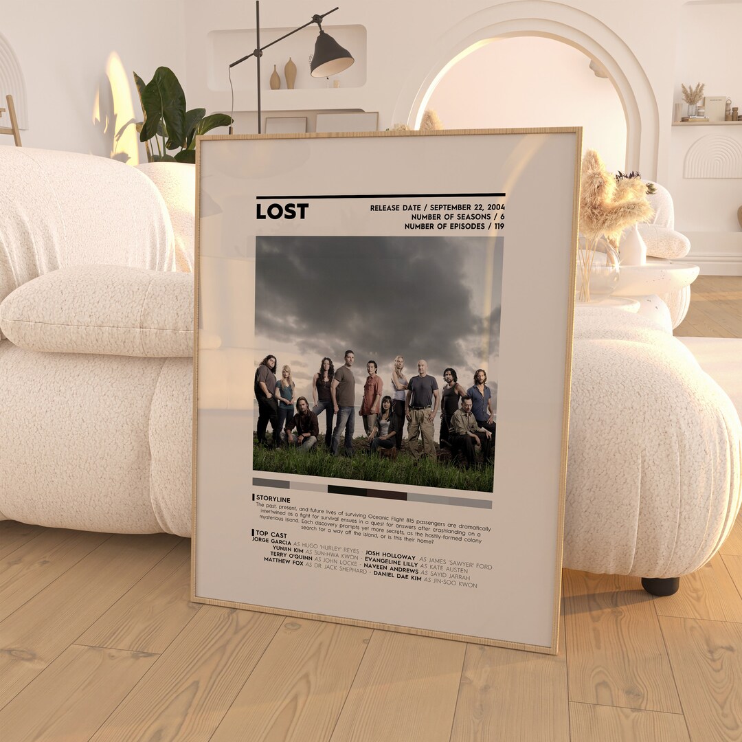 Lost TV Show Poster / TV Show Poster / Poster Print / Wall Art / Custom ...