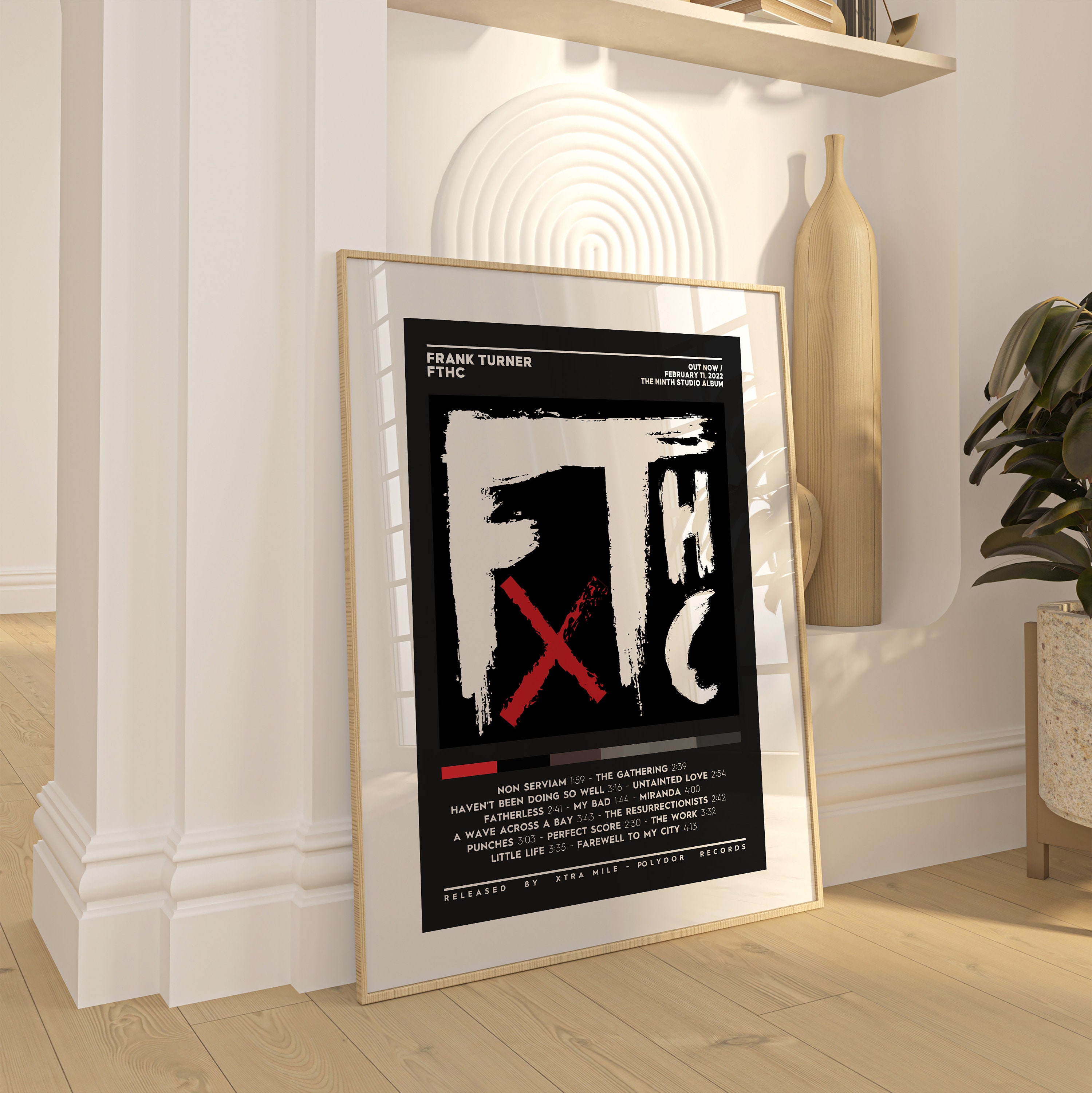 Frank Turner FTHC Album Posters / Album Cover Poster / Poster Print ...