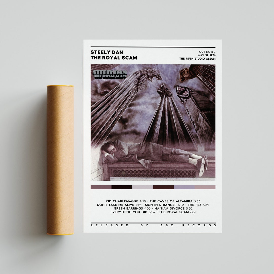 Steely Dan the Royal Scam Album Cover Poster / Room Decor / Music Decor ...