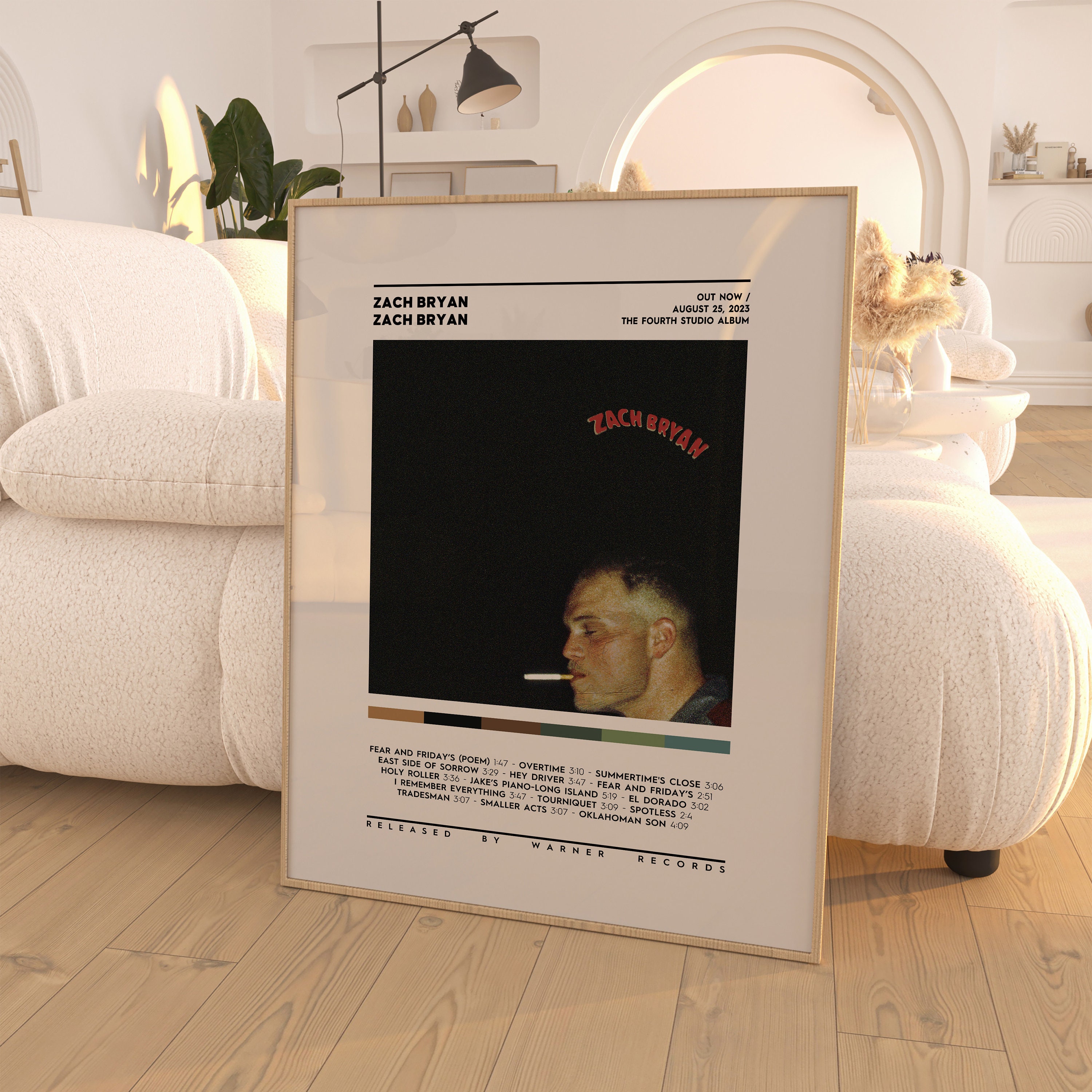 Zach Bryan Zach Bryan Album Poster / Album Cover Poster / Room Decor ...