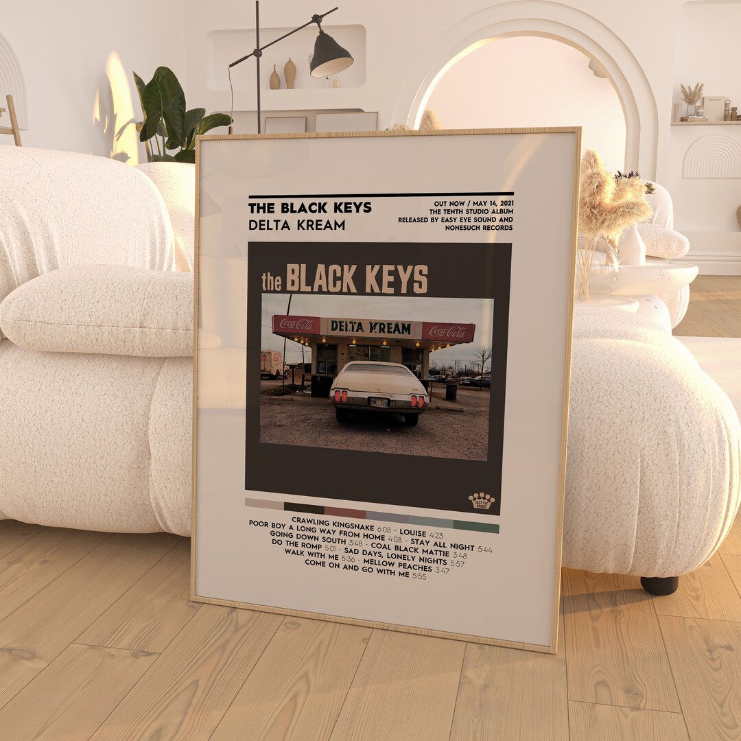 The Black Keys Delta Kream Album Poster / Album Cover Poster / Room Decor / Wall Art / Music ...