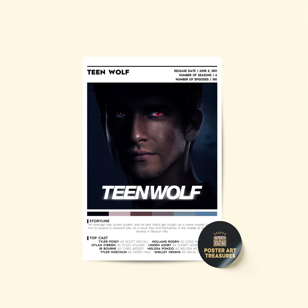 Teen Wolf TV Show Poster / TV Show Poster / Poster Print / Wall Art ...