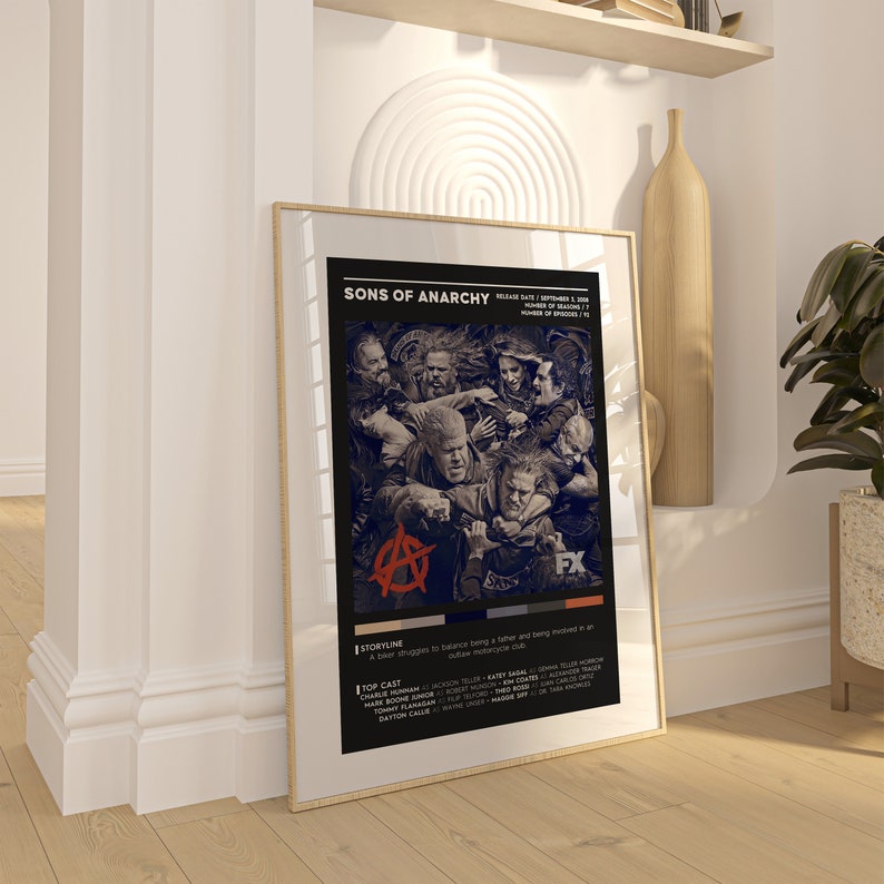 Sons of Anarchy TV Show Poster / TV Show Poster / Poster Print / Wall ...