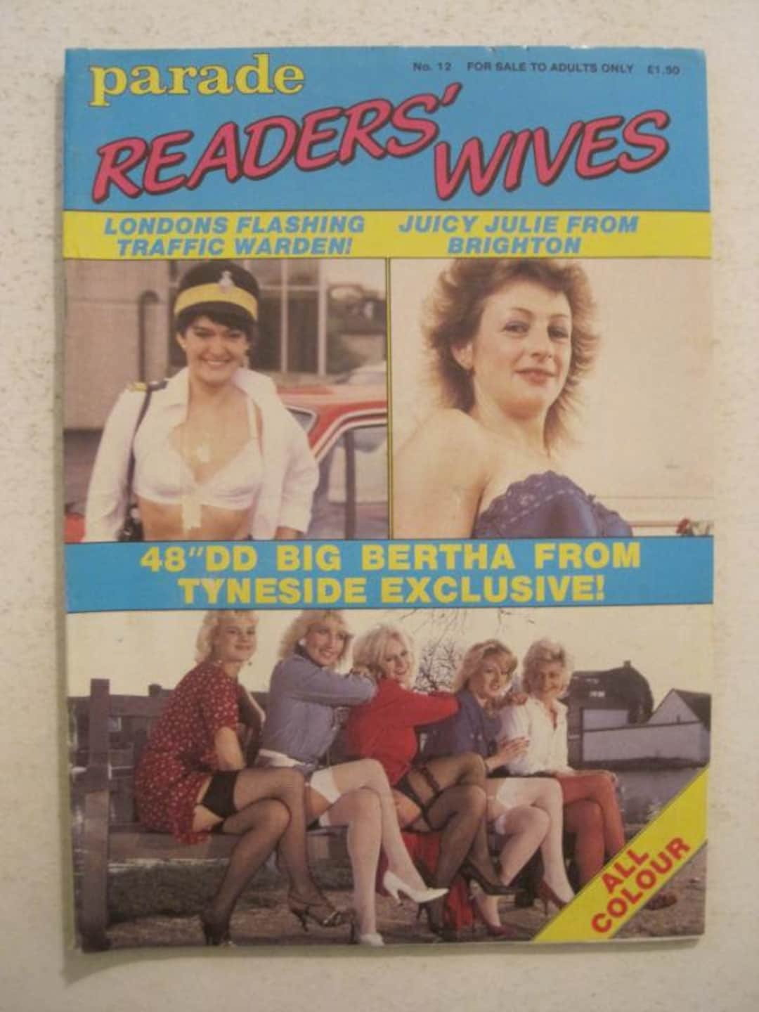 PARADE READERS' WIVES No. 12. Vintage Men's Glamour Magazine. - Etsy