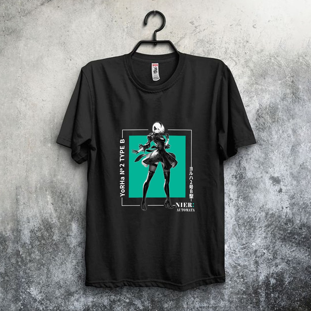 Yohara No 2 Type B Nier Automata Vintage Shirt, Nier Reincarnation Game ...