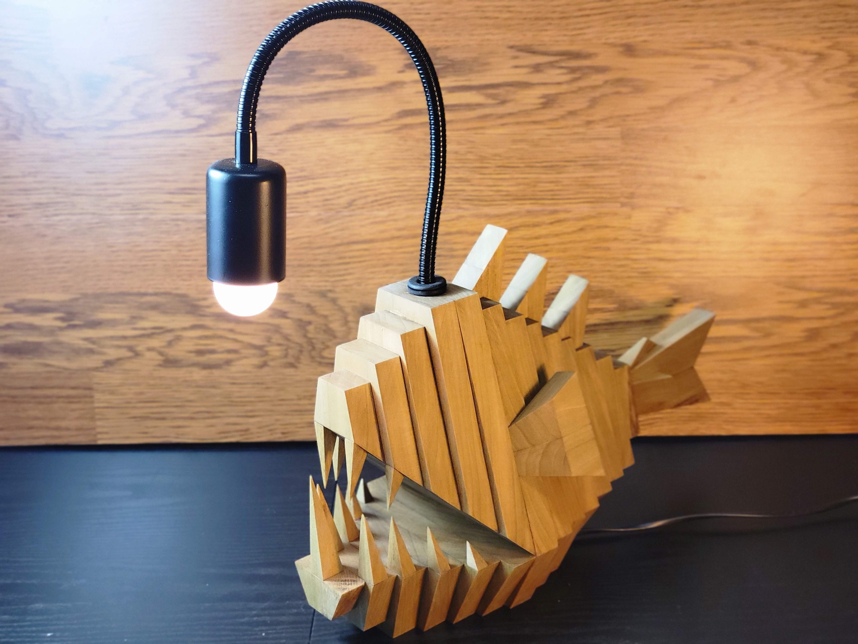 Anglerfish Lamp DIY Build Plans - Etsy