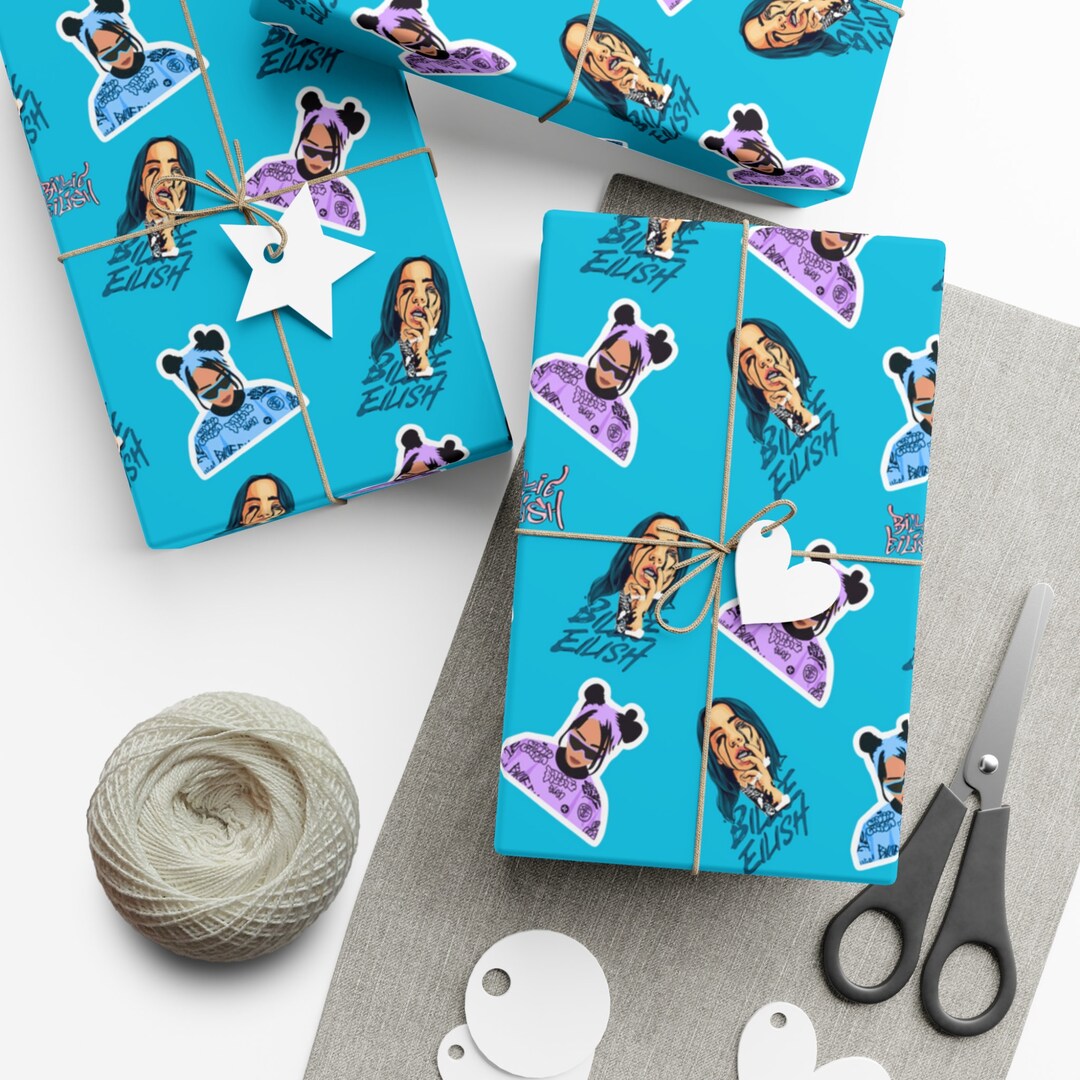 Billie Eilish Gift Wrapping Paper Billie Eilish Bad Guy - Etsy