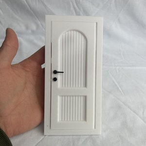 1:12 Miniature Functional Door Style 1 3d Stl File - Etsy