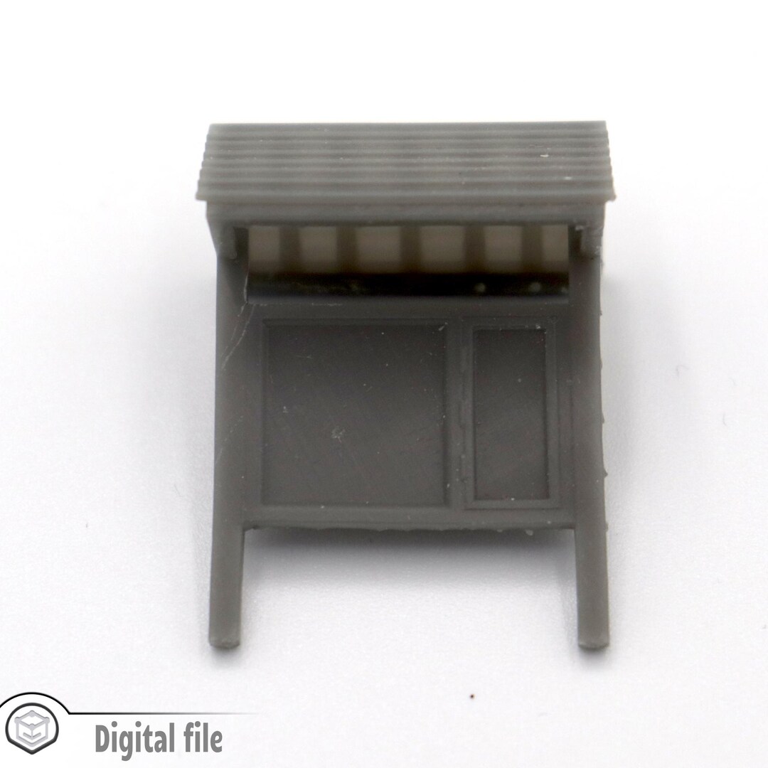 1:87 HO Wooden Information Board Train Model 3D Stl File - Etsy