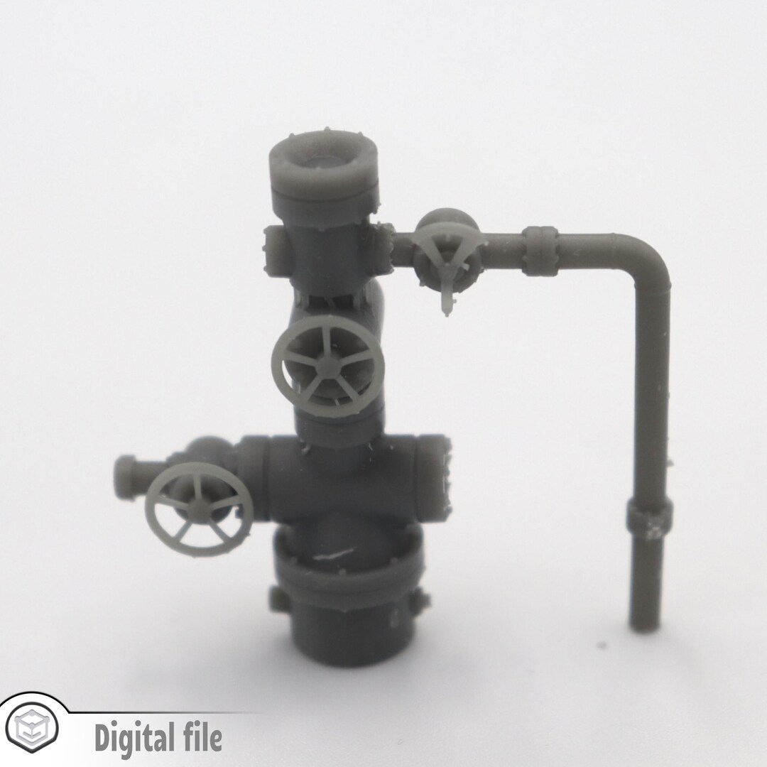 1:87 HO Oil Well Valve Train Model 3D Stl File - Etsy