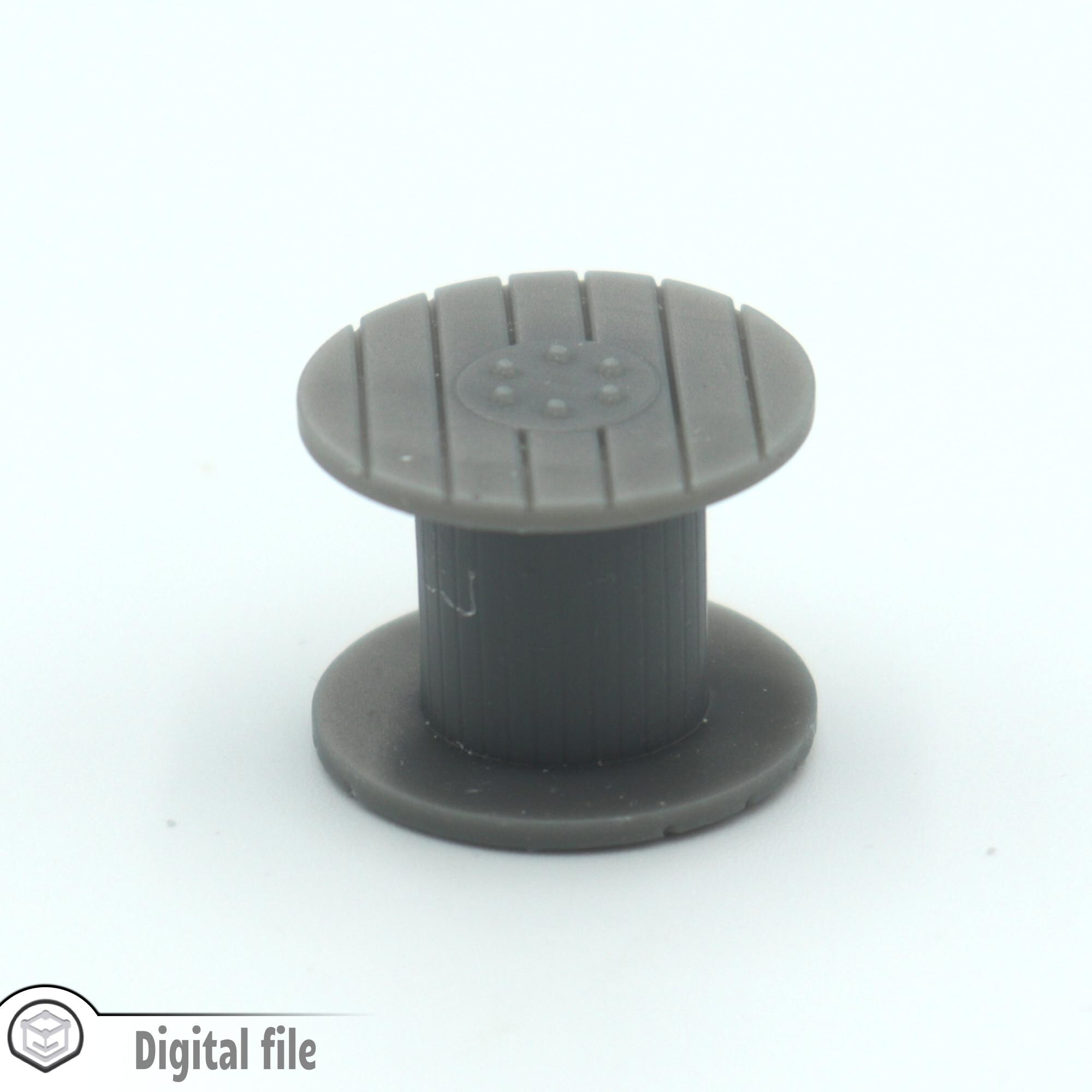 1:12 Miniature Cable Reel 3d Stl File - Etsy