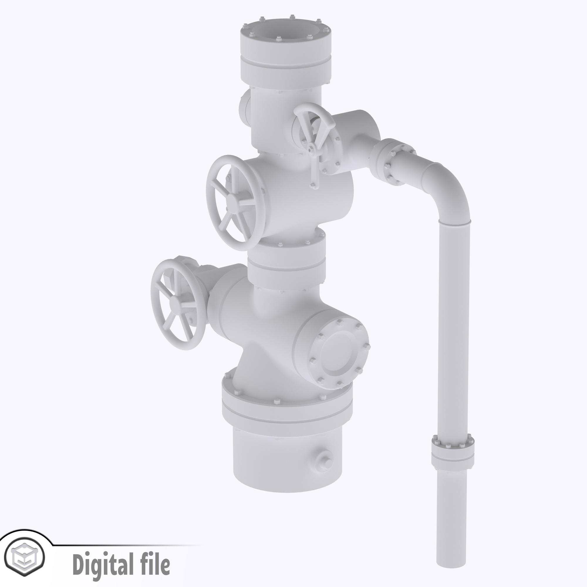 1:87 HO Oil Well Valve Train Model 3D Stl File - Etsy