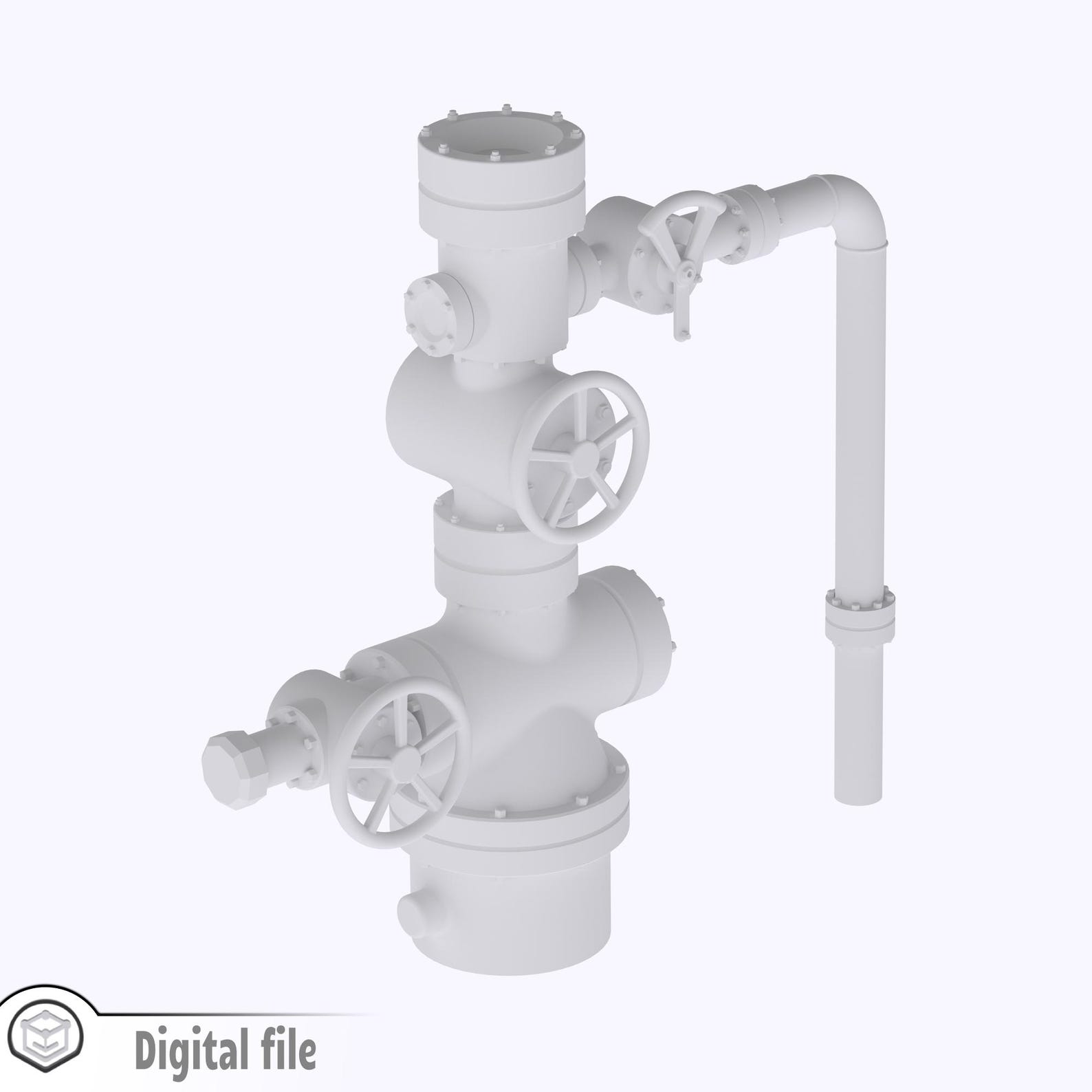 1:87 HO Oil Well Valve Train Model 3D Stl File - Etsy