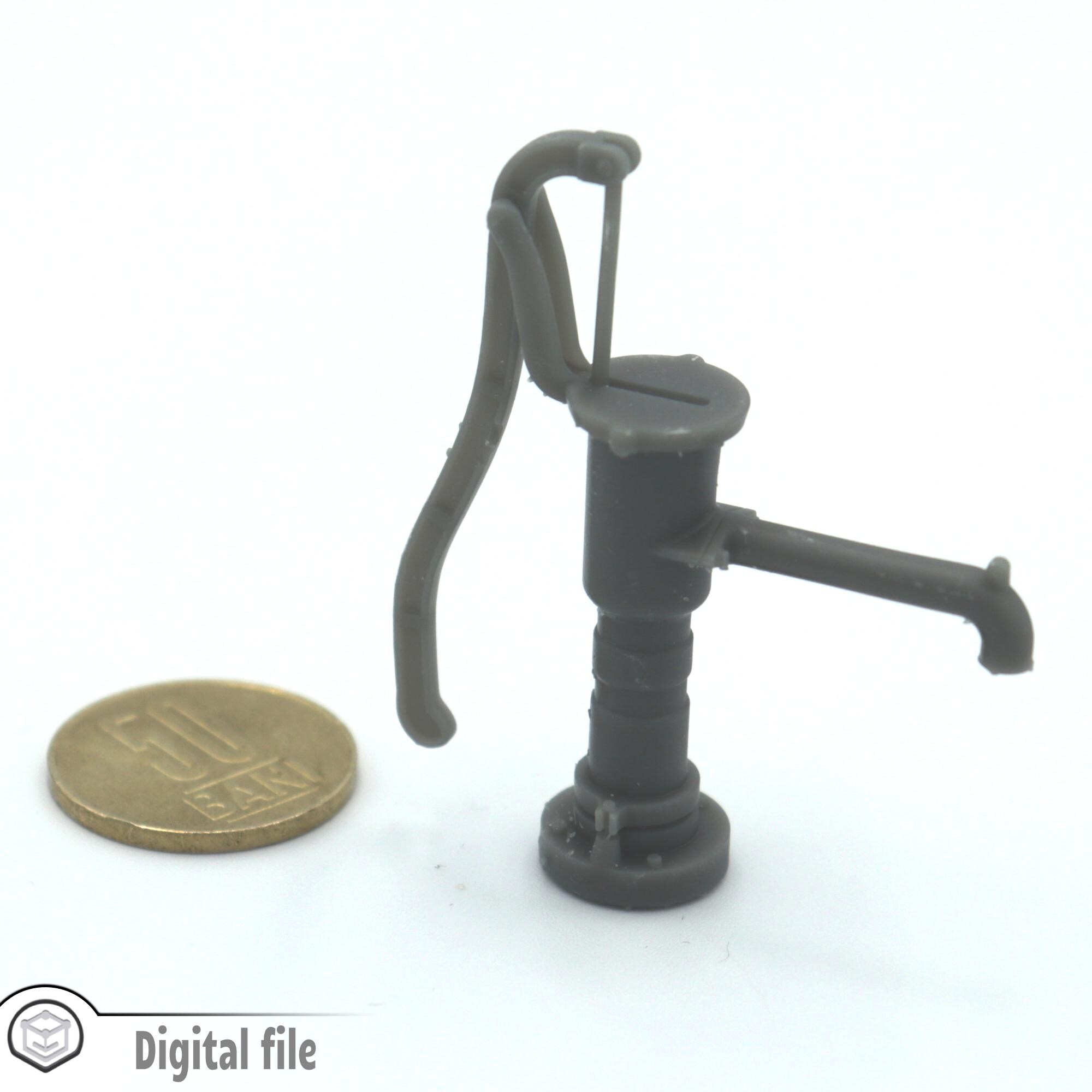 1:12 Miniature Manual Garden Pump 3d Stl File - Etsy