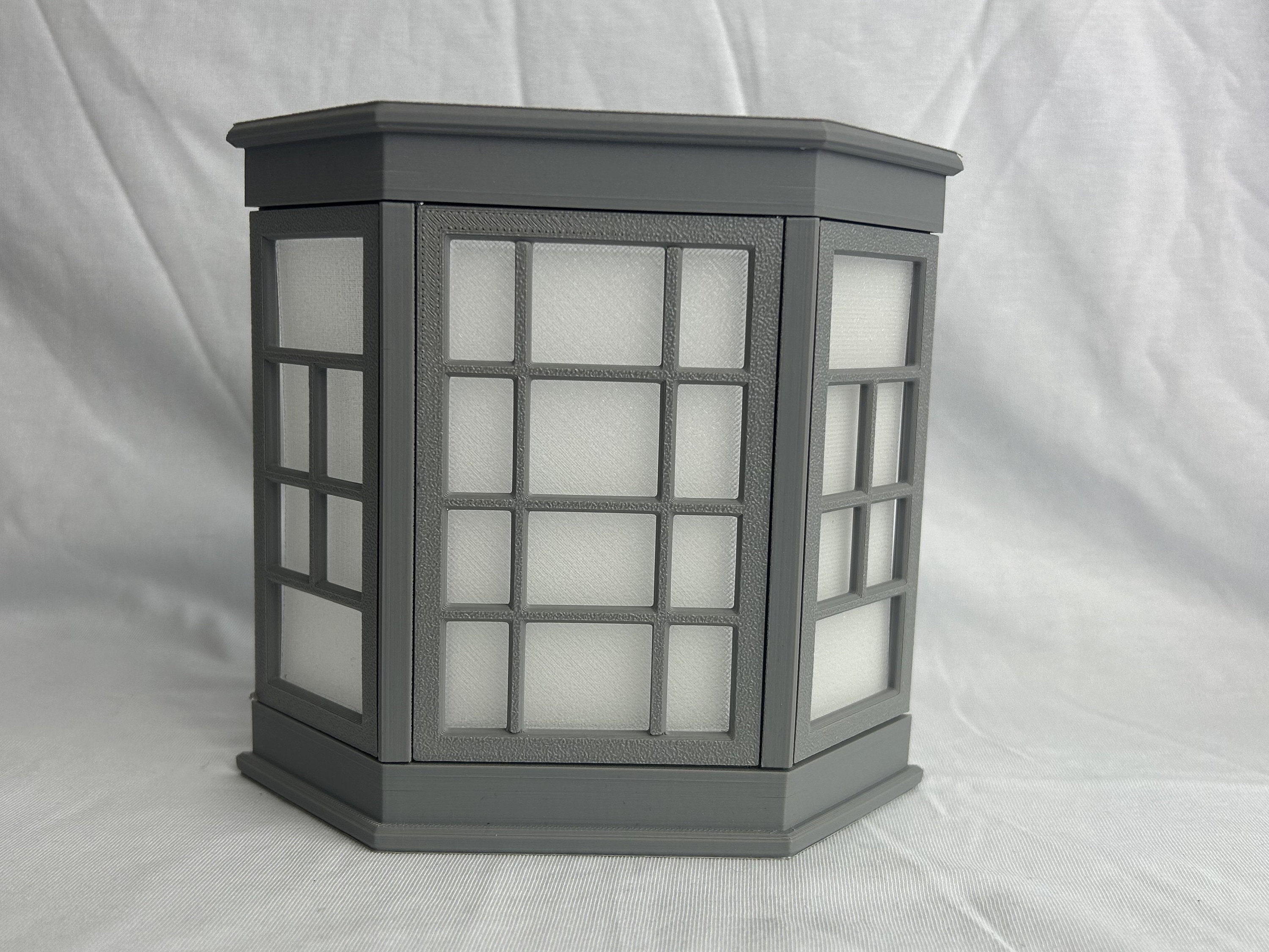1:12 Miniature Bay Window Multi-color and Multi-material Features 3d ...