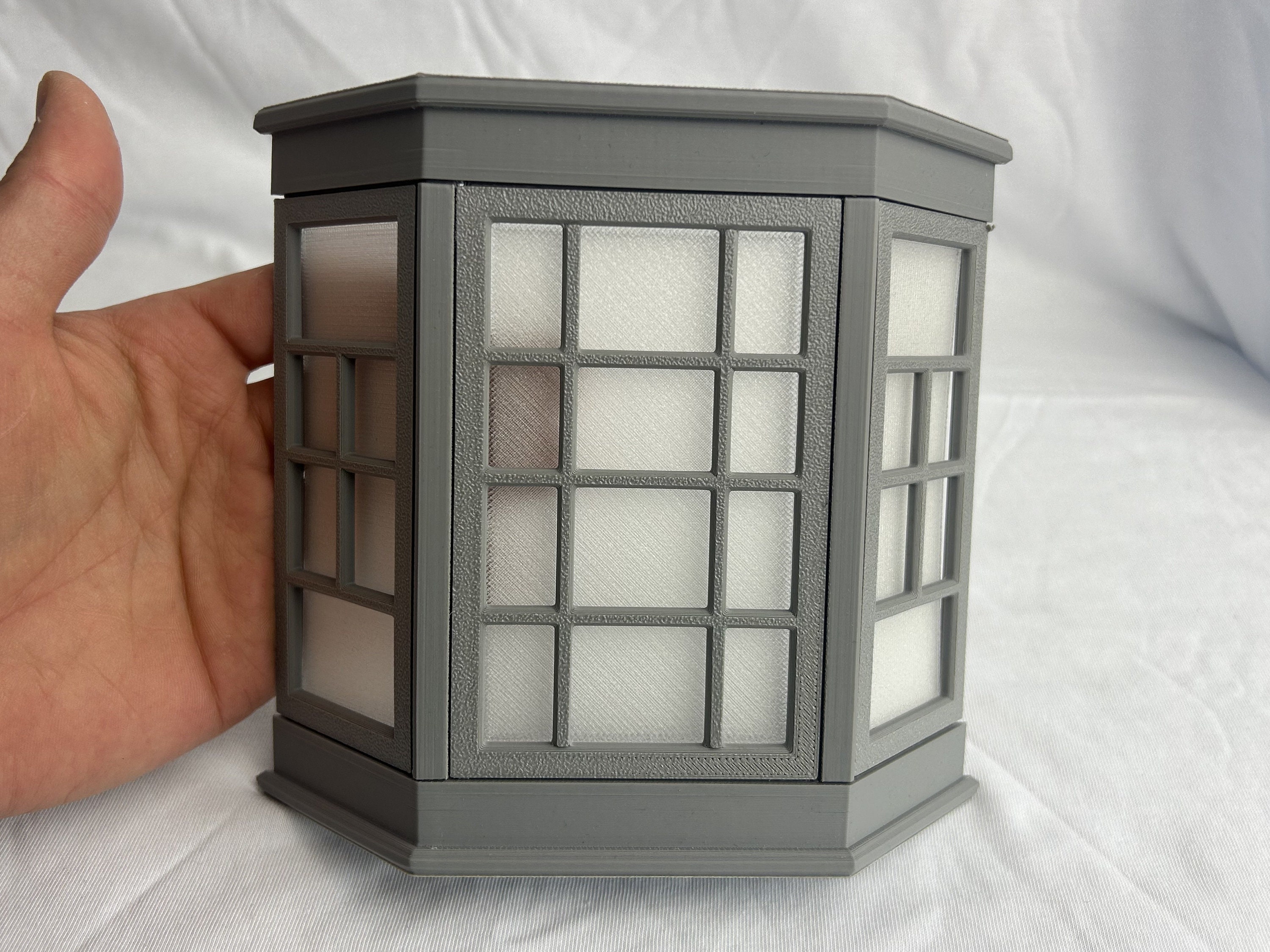 1:12 Miniature Bay Window Multi-color and Multi-material Features 3d ...
