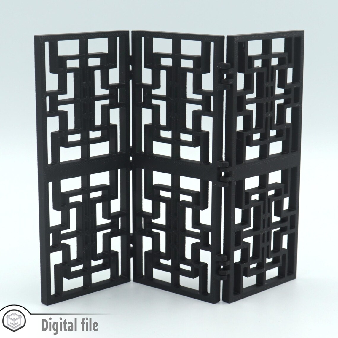 1:12 Miniature Room Divider Oriental 2, Print-in-place 3d Stl File - Etsy