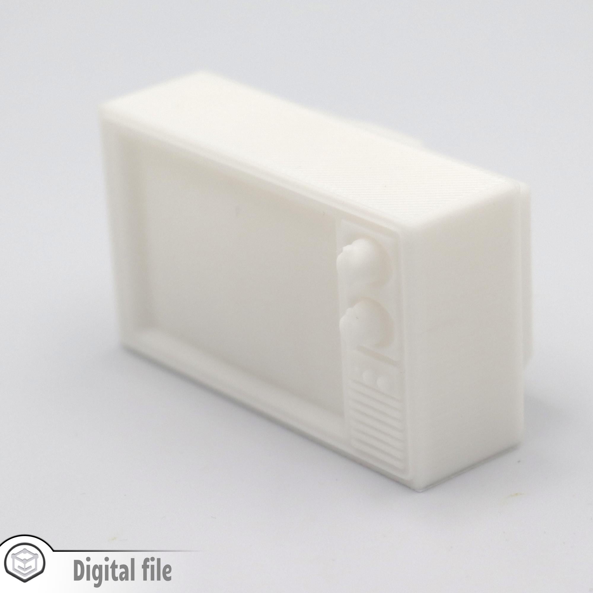 1:12 Miniature Retro TV 3d Stl File - Etsy
