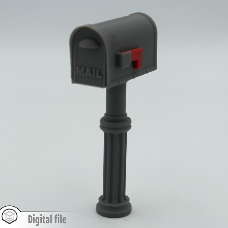 1:12 Miniature Mailbox Functional Multi-color Print 3d Stl File - Etsy
