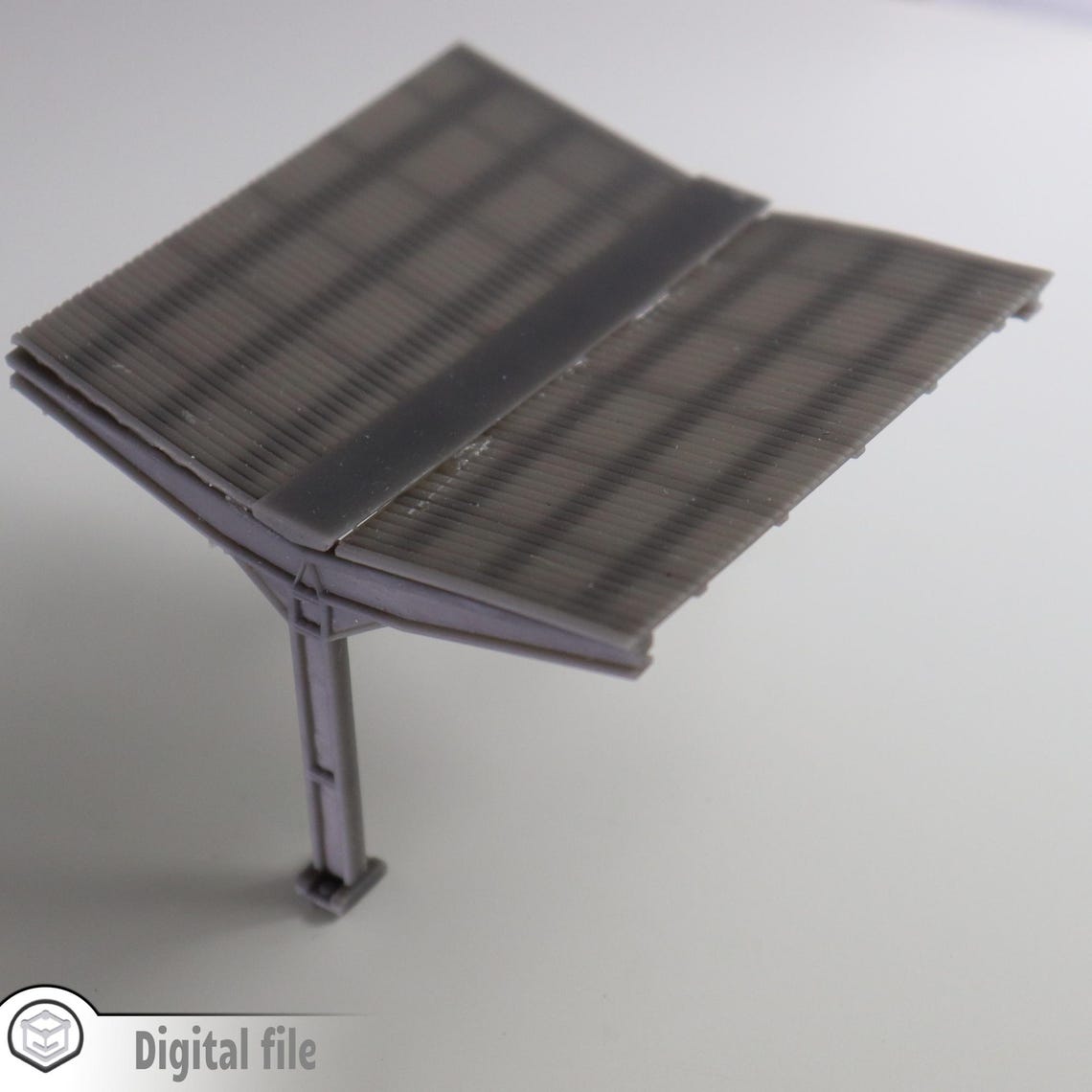 1:87 HO Train Station Outdoor Platform #2 Train Model 3D Stl File - Etsy