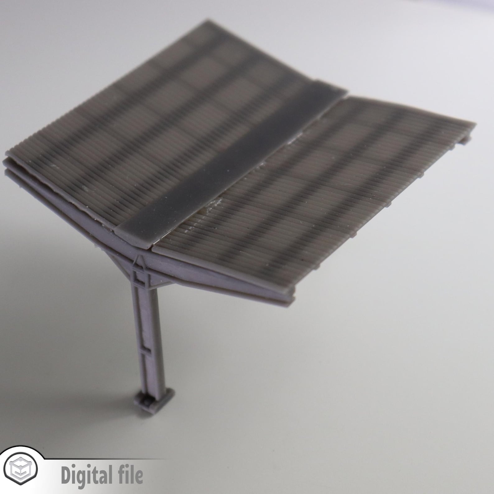 1:87 HO Train Station Outdoor Platform #2 Train Model 3D Stl File - Etsy