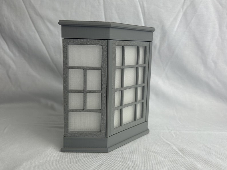 1:12 Miniature Bay Window Multi-color and Multi-material Features 3d ...
