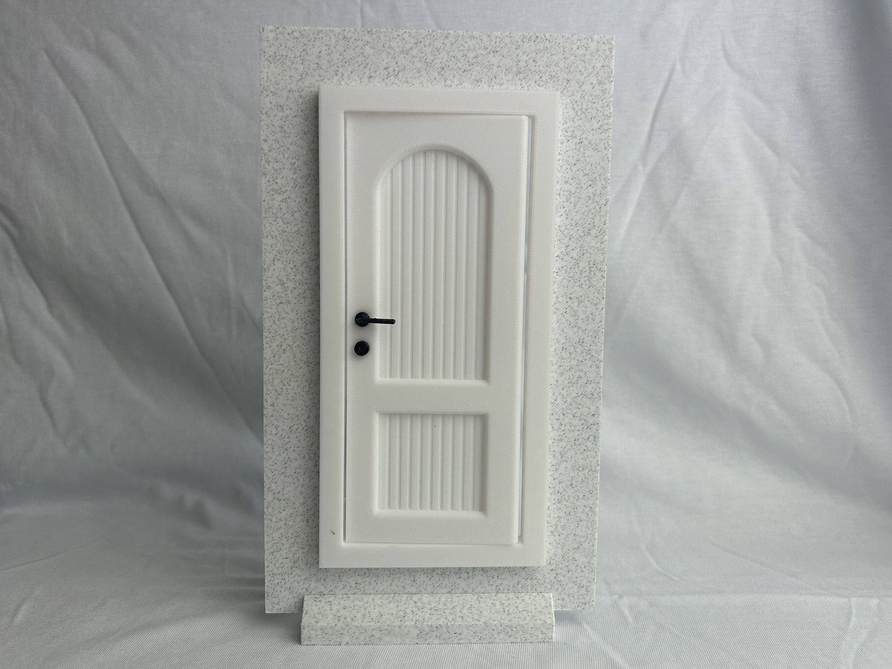 1:12 Miniature Functional Door Style 1 3d Stl File - Etsy