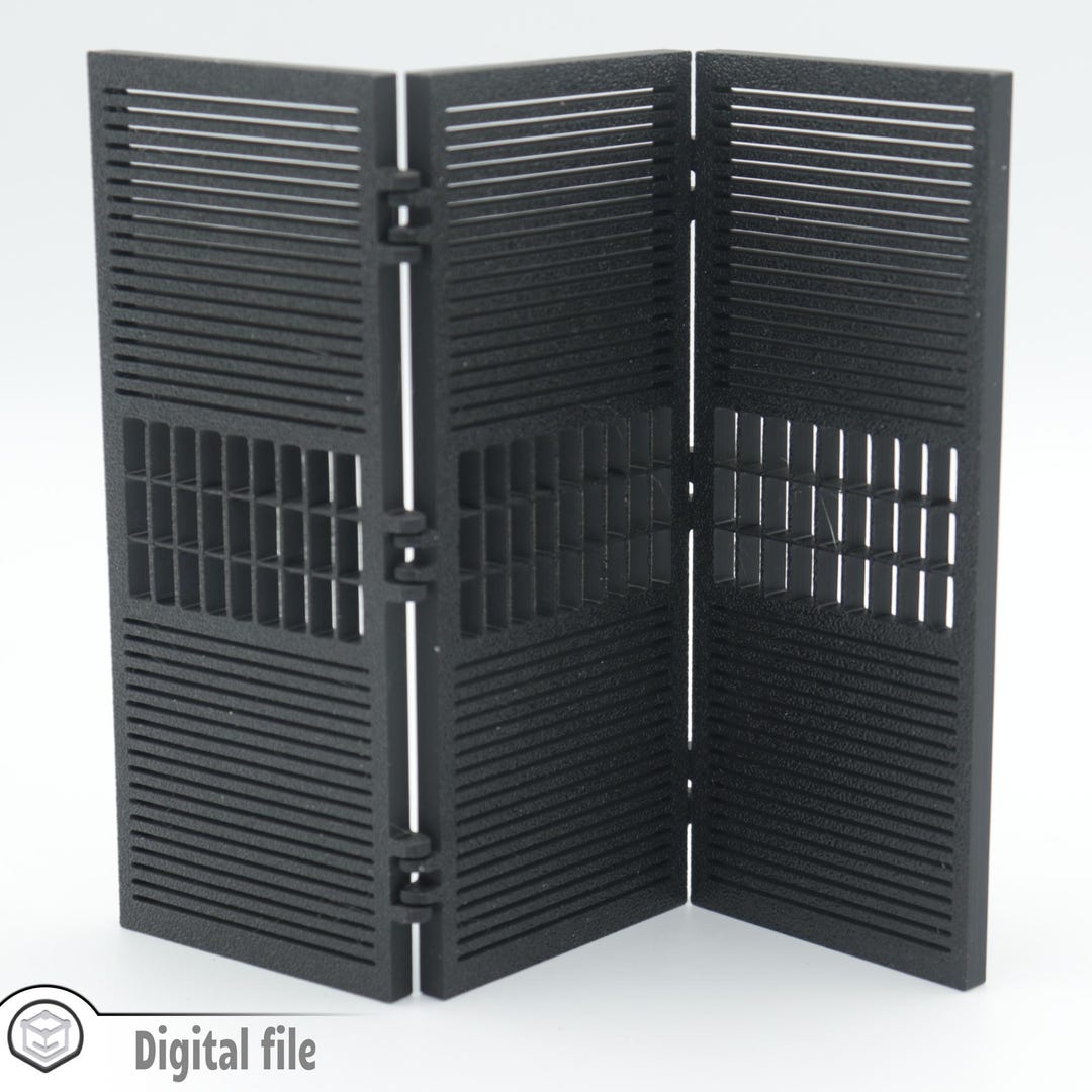 1:12 Miniature Room Divider Classic, Print-in-place 3d Stl File - Etsy