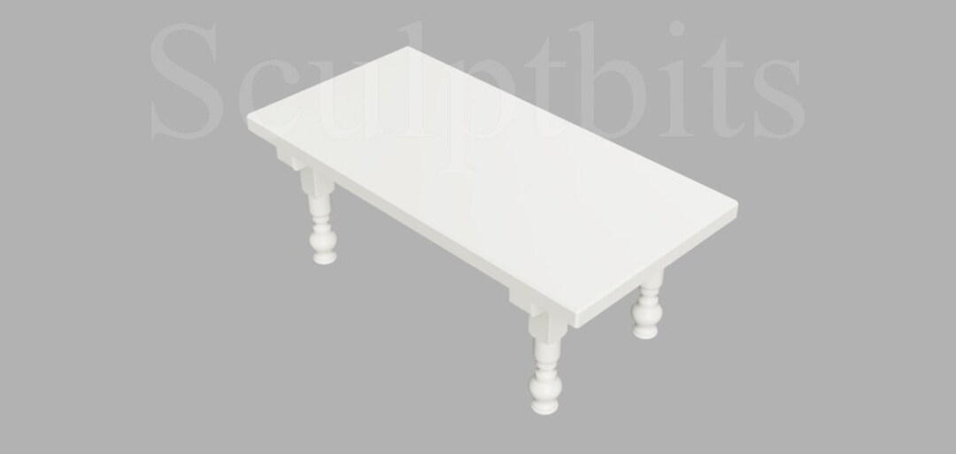 1:12 Miniature Low Table Inspired by Hibachi Table 3d Stl File - Etsy