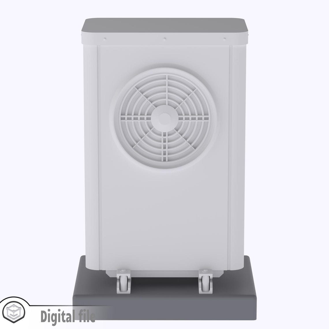 1:87 HO Rooftop Heat Pump Train Model 3D Stl File - Etsy