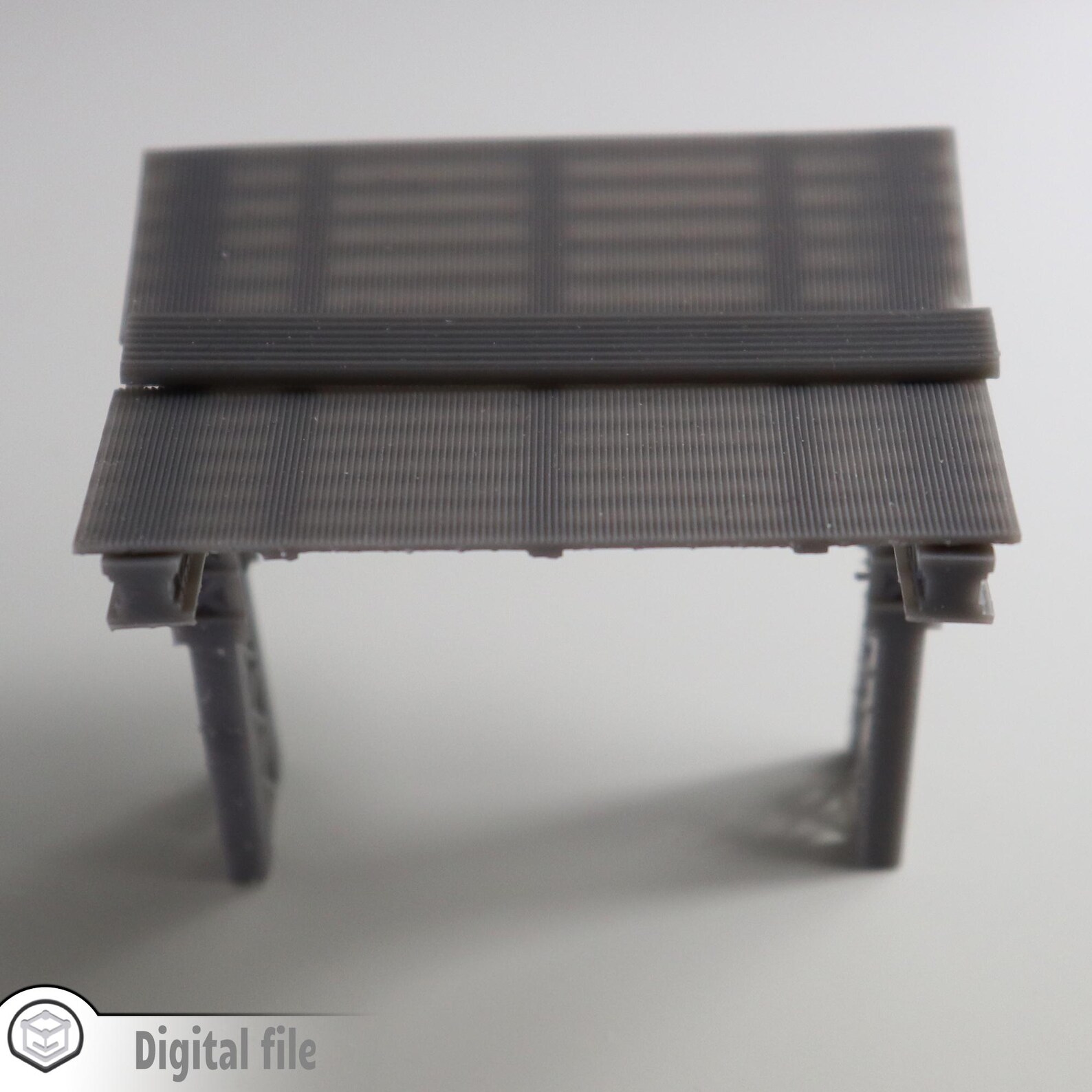 1:87 HO Train Station Outdoor Platform #1 Train Model 3D Stl File - Etsy