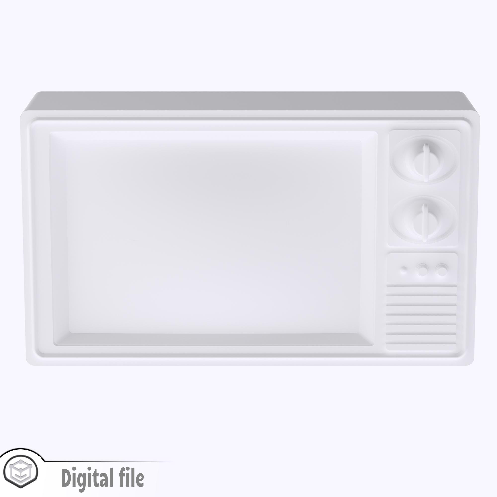 1:12 Miniature Retro TV 3d Stl File - Etsy