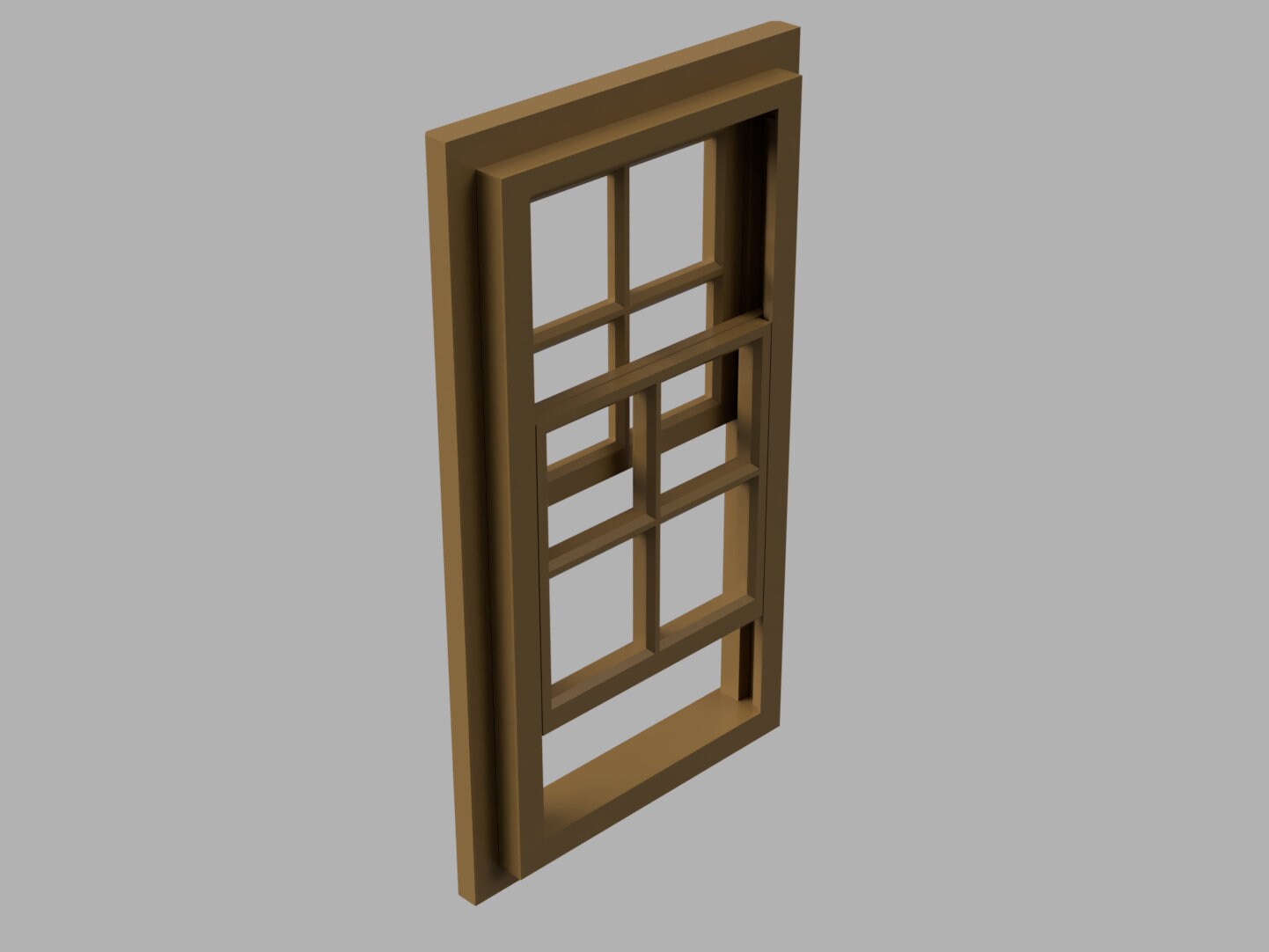 1:12 Miniature Vertical Sliding Window Style 1 Multi-color and Multi ...