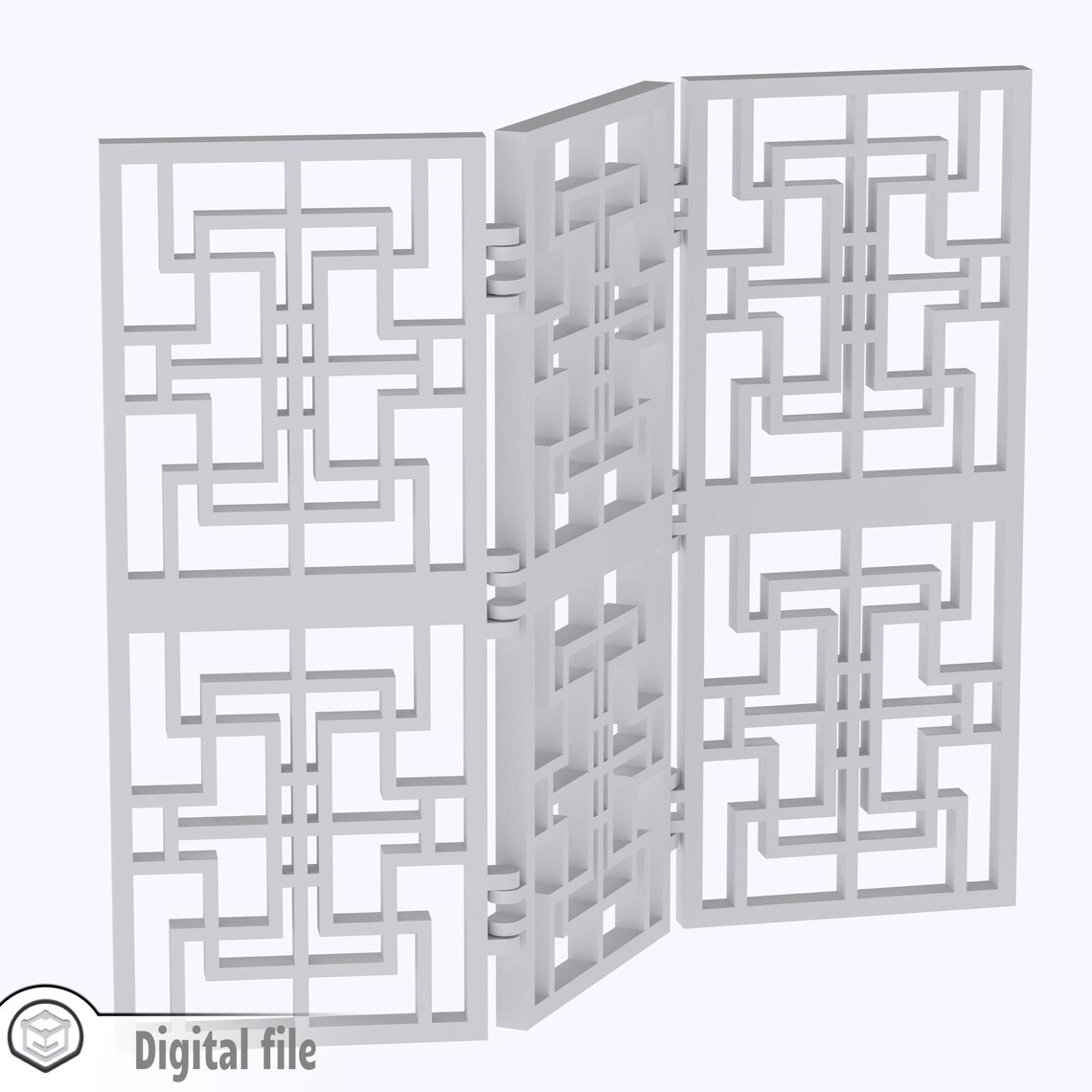 1:12 Miniature Room Divider Oriental 2, Print-in-place 3d Stl File - Etsy