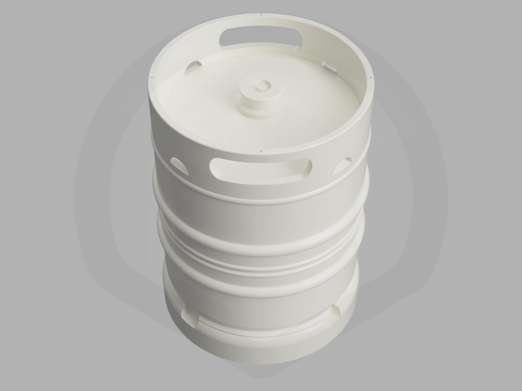 1:12 Miniature Beer Keg 3d Stl File - Etsy