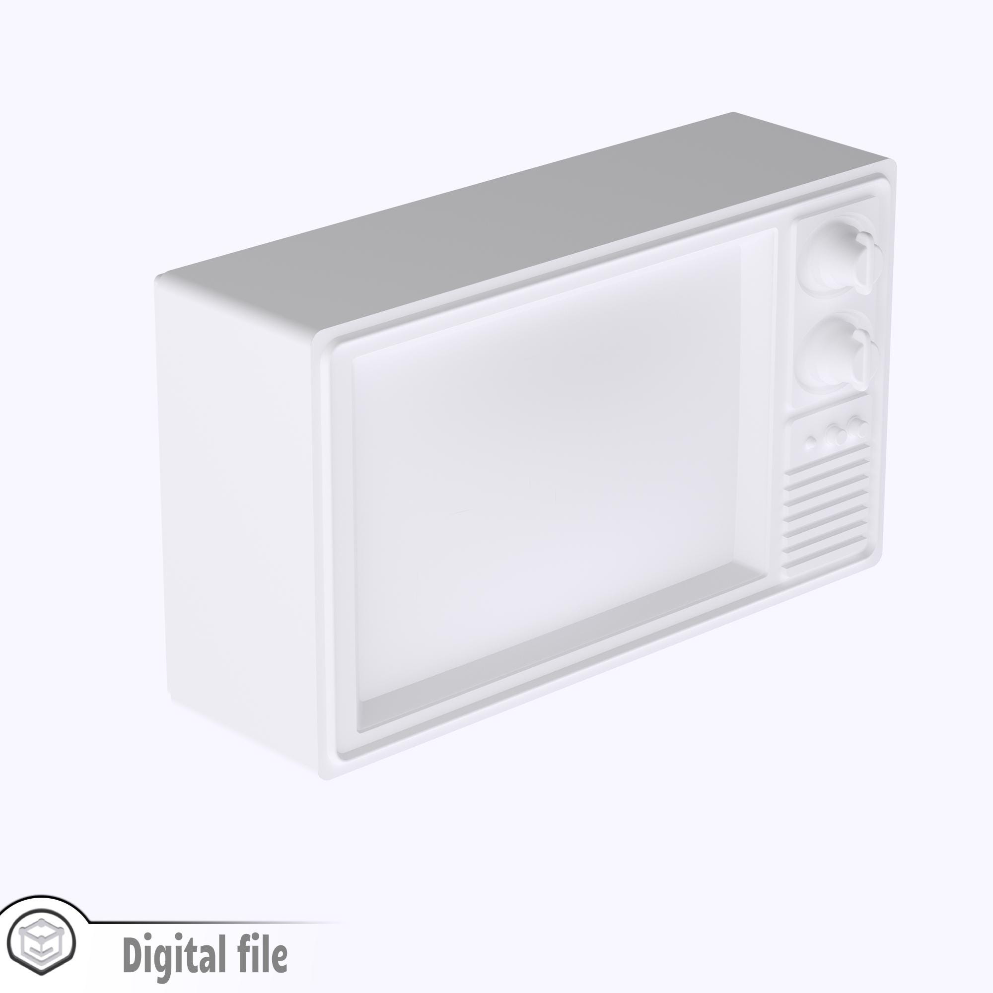 1:12 Miniature Retro TV 3d Stl File - Etsy
