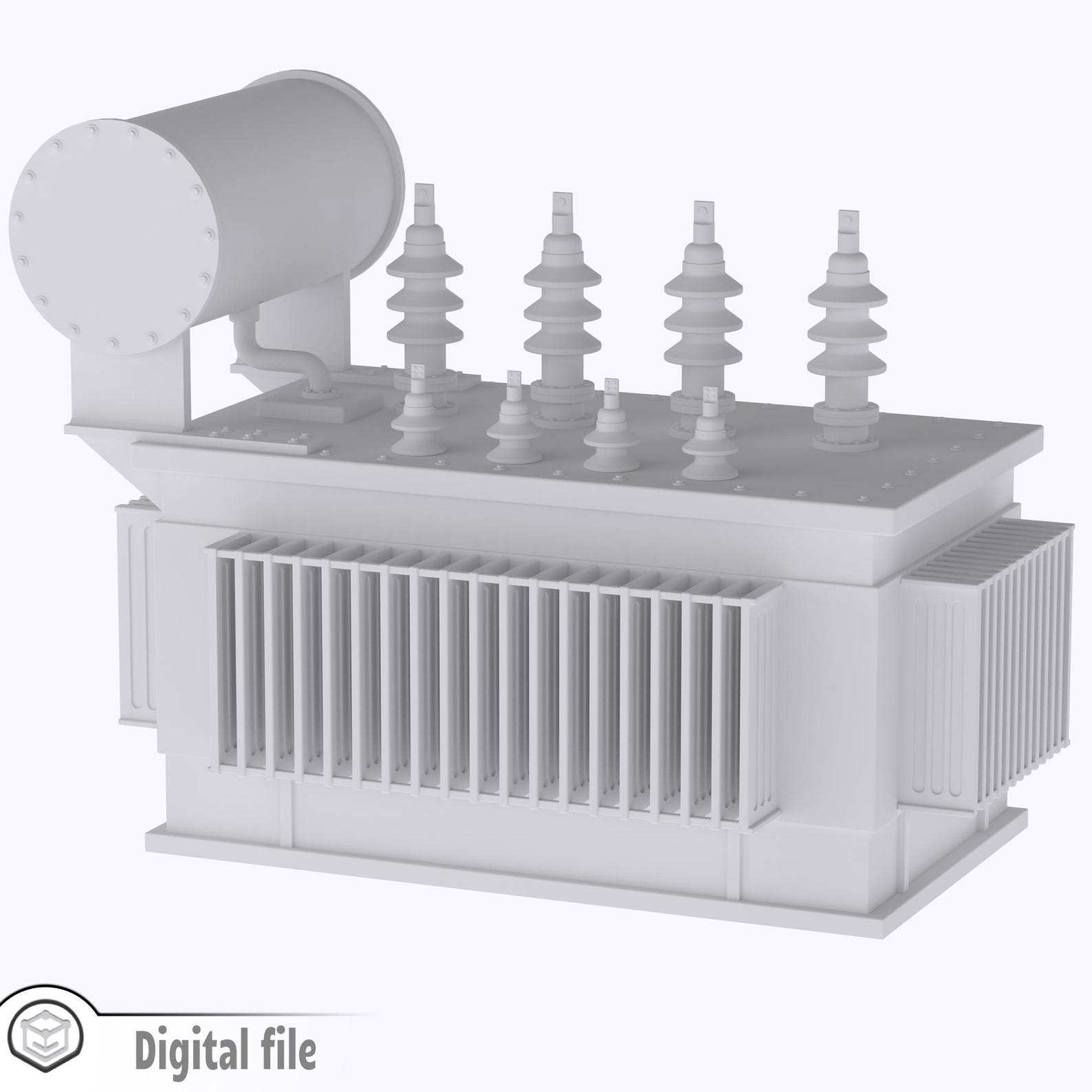 1:87 HO Scale Big Electrical Transformer Station Train Model 3D Stl ...