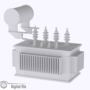 1:87 HO Scale Big Electrical Transformer Station Train Model 3D Stl ...