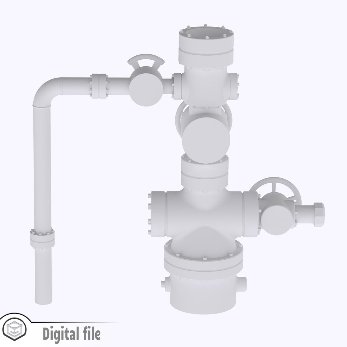 1:87 HO Oil Well Valve Train Model 3D Stl File - Etsy