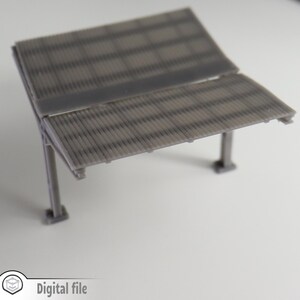 1:87 HO Train Station Outdoor Platform #2 Train Model 3D Stl File - Etsy