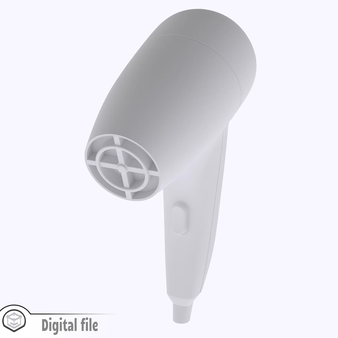 1:12 Miniature Hair Dryer 3d Stl File - Etsy