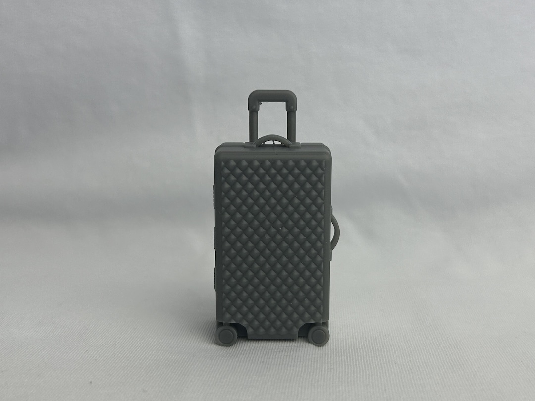 1:12 Miniature Rolling Suitcase 1 3d Stl File - Etsy