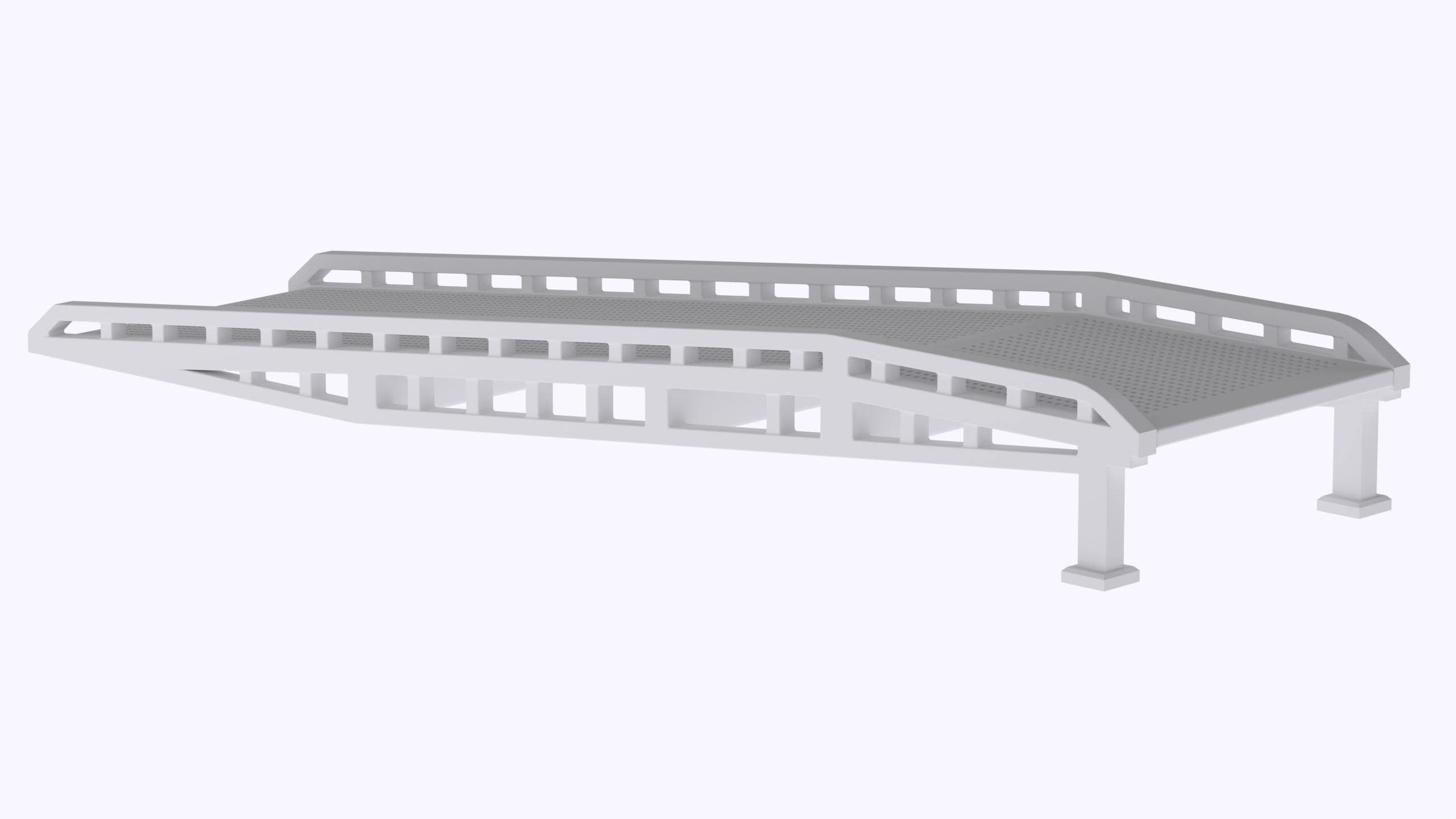 1:87 HO Loading Ramp Train Model 3D Stl File - Etsy