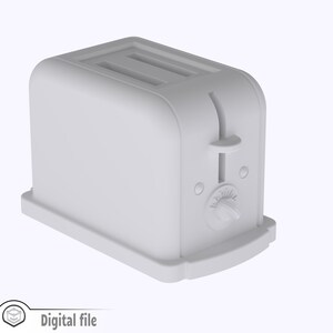 1:12 Miniature Kitchen Toaster 3d Stl File - Etsy