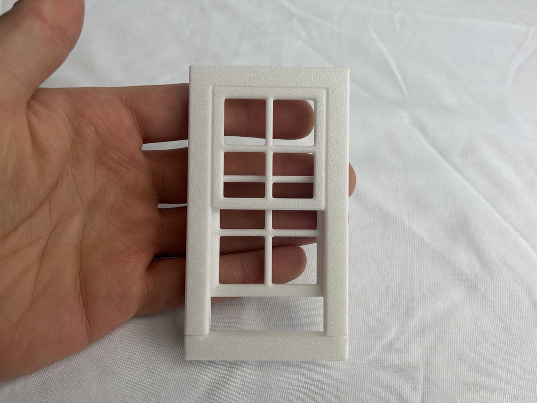 1:12 Miniature Vertical Sliding Window Style 1 Multi-color and Multi ...