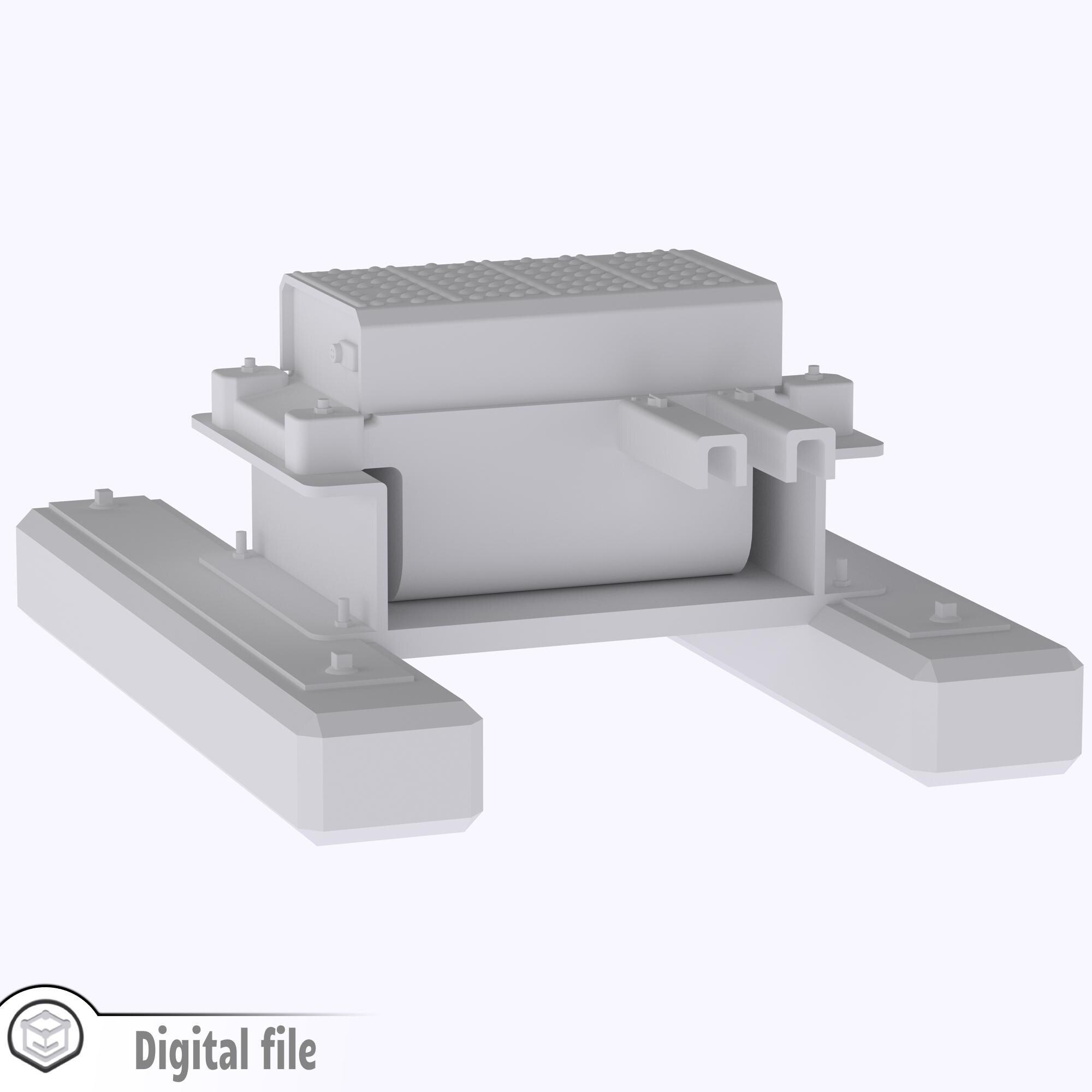 1:87 HO Scale Rail Switch Box #2 Train Model 3D Stl File - Etsy