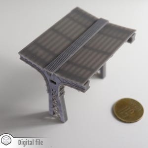 1:87 HO Train Station Outdoor Platform #1 Train Model 3D Stl File - Etsy