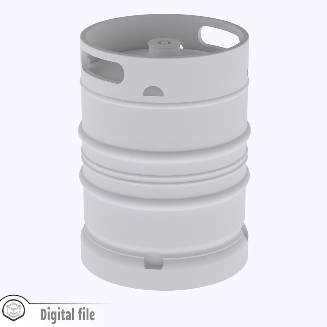 1:12 Miniature Beer Keg 3d Stl File - Etsy