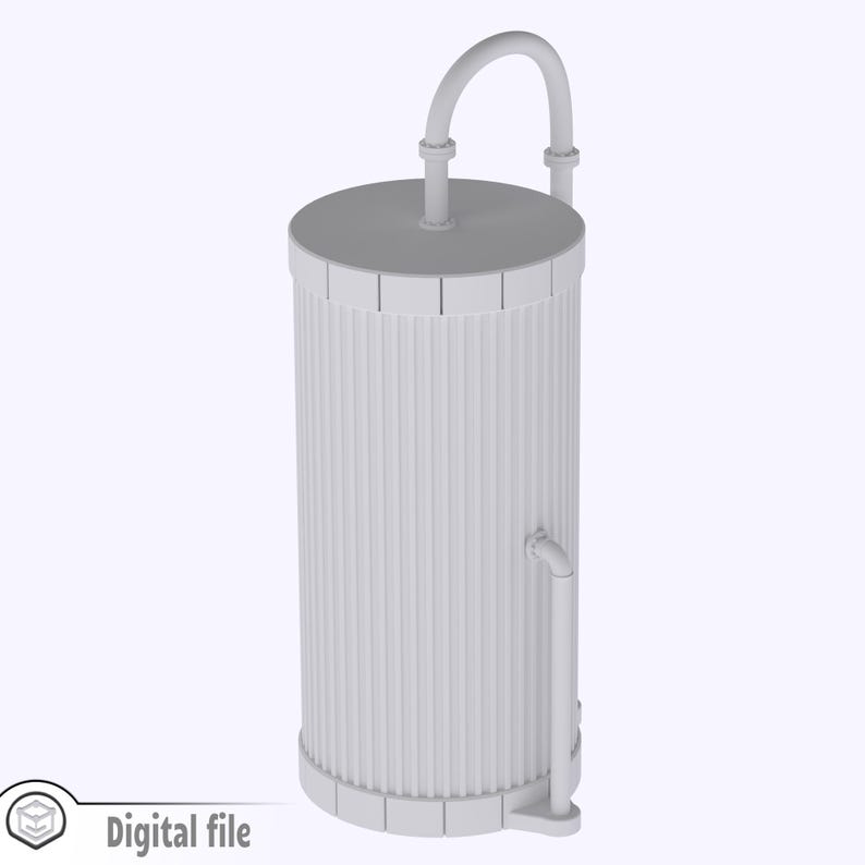 1:87 HO Tall Silo Agriculture Train Model 3D Stl File - Etsy